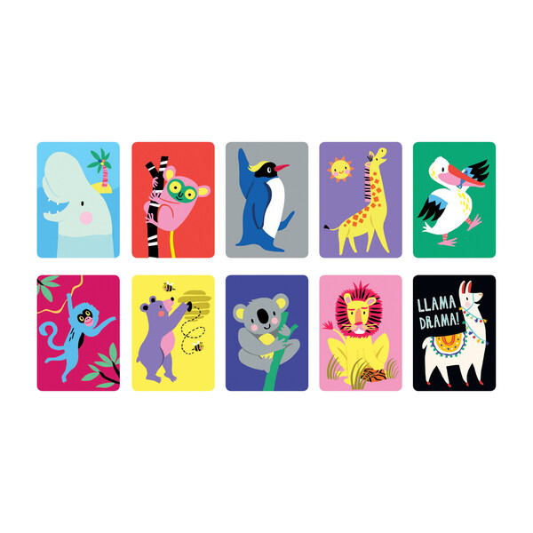 Llama Drama Playing Cards to Go - Play Learning Games - Maisonette