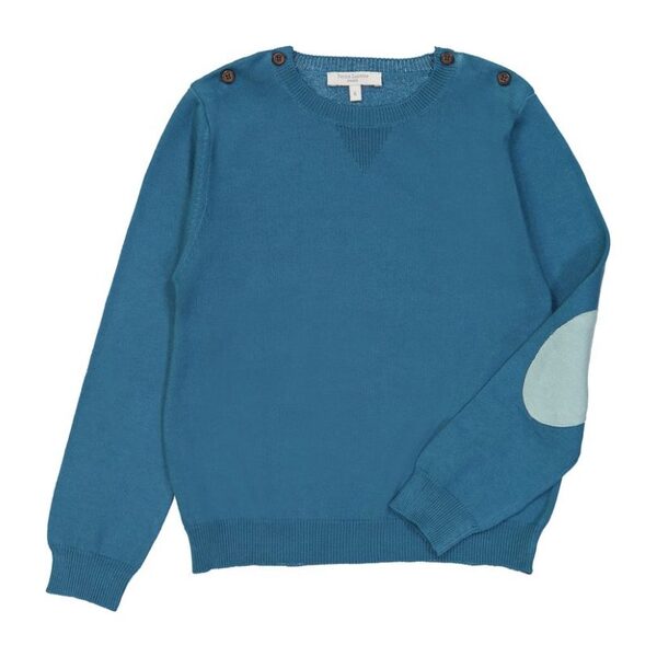 Alfredo Sweater, Prussian Blue - Petite Lucette Tops | Maisonette