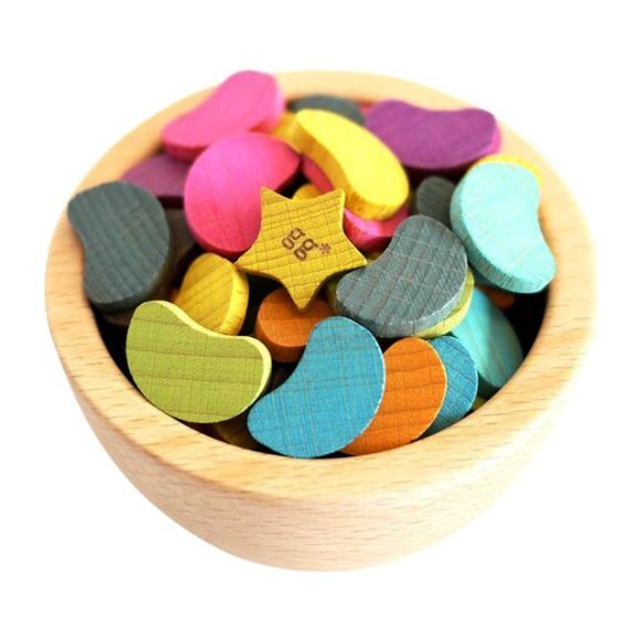 Mame Ohagki Rainbow Beans - Play Learning Blocks, Sorters & Stackers ...