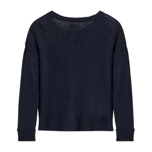 Dasko Cardigan Sweater, Marine Navy - Kids Girl Clothing Tops - Maisonette