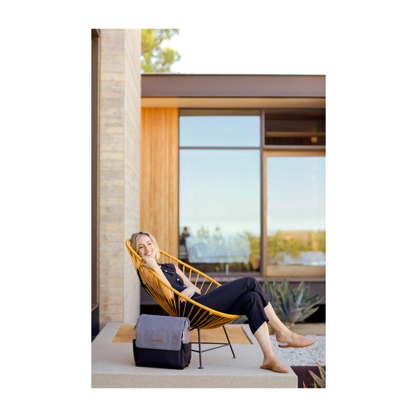 Boxy Backpack, Graphite/Black - Gear Diaper Bags & Luggage - Maisonette