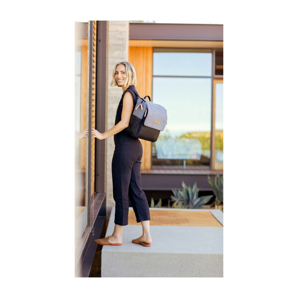 Boxy Backpack, Graphite/Black - Gear Diaper Bags & Luggage - Maisonette