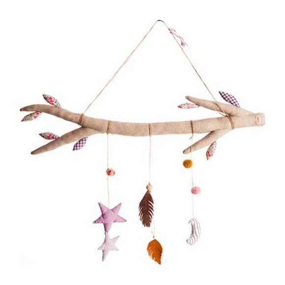 Large Branch Mobile, Pink - Yume Mobiles | Maisonette