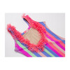 Girls Fringe One Piece, Rainbow Stripe - Shade Critters Swim | Maisonette