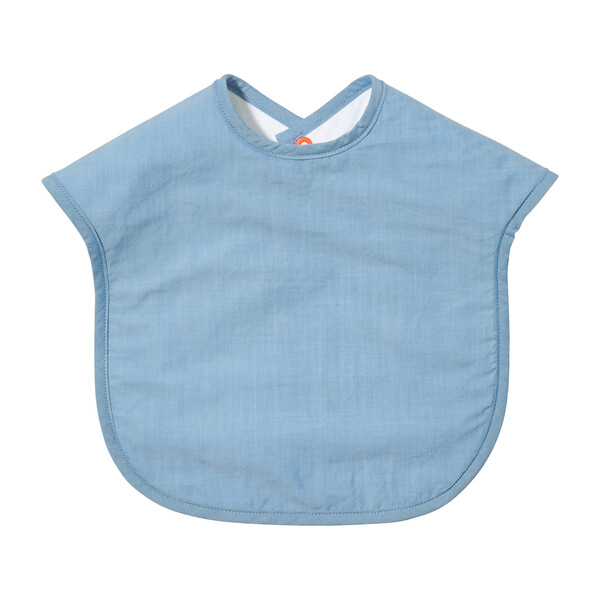 Waterproof Bib, Light Blue - Oso & Me Highchairs & Feeding | Maisonette