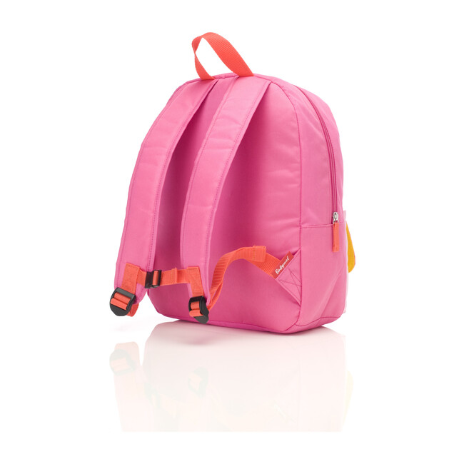 Junior Backpack, Hot Pink Colorblock - Zip & Zoe Bags | Maisonette