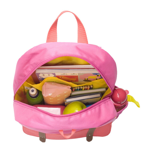Junior Backpack, Hot Pink Colorblock - Zip & Zoe Bags | Maisonette