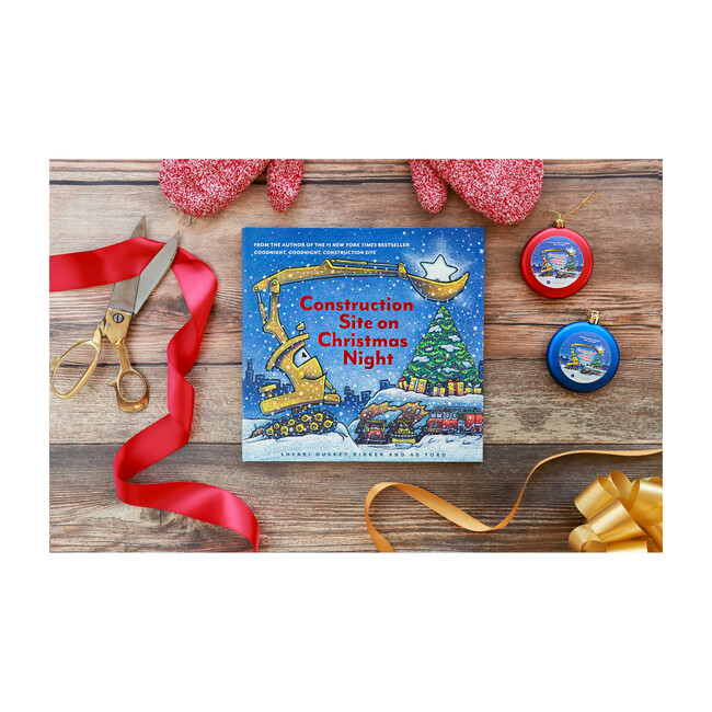 Construction Site on Christmas Night - Chronicle Books Books | Maisonette