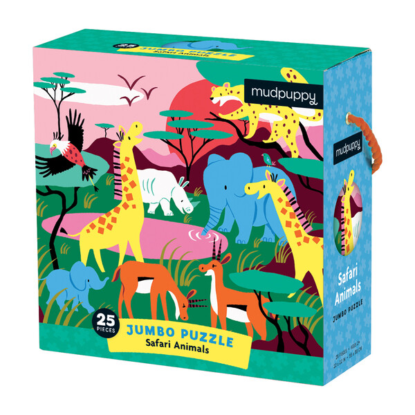 Jumbo Puzzle, Safari Animals - Galison Puzzles | Maisonette