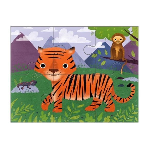 4 In A Box Puzzle Set, Animals of the World - Galison Puzzles | Maisonette