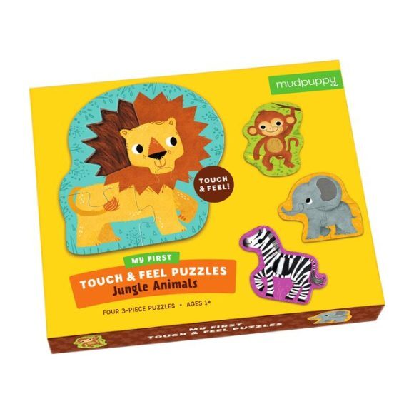 My First Touch & Feel Puzzle, Jungle Animals - Galison Puzzles | Maisonette