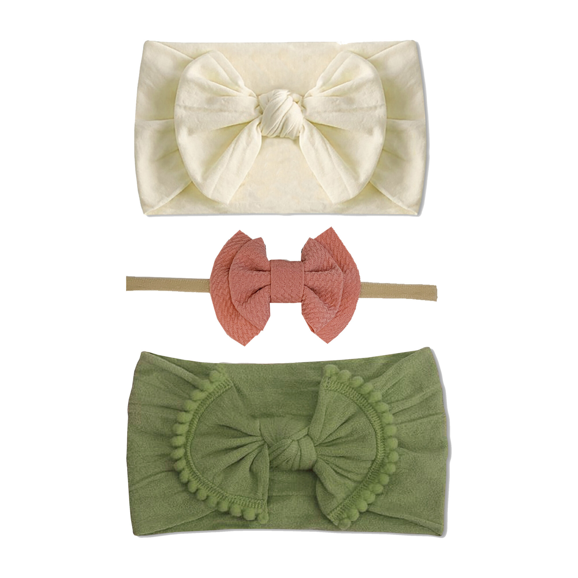 Spring Headband Set, Multi - Baby Girl Accessories Bows - Maisonette