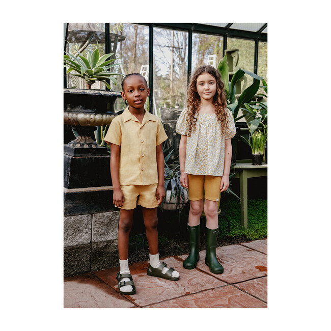 Anais Square Neck Blouse, Hannah Fay Yellow - Petits Vilains Tops ...