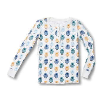 Kids Woolies Pajama Set, Teal - Kids Boy Clothing Sleepwear - Maisonette