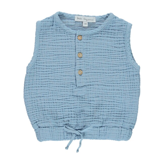 Baby Otto Tank, Sky - Bebe Organic Tops | Maisonette