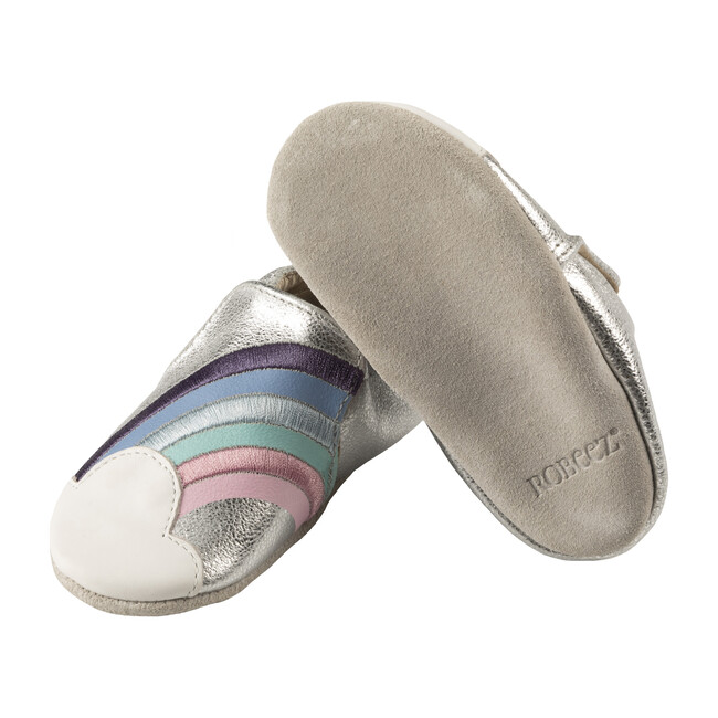 Hope Soft Soles, Silver - Robeez Shoes & Booties | Maisonette