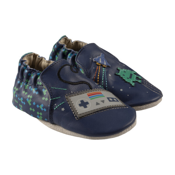 Sonic Soft Soles, Blue - Robeez Shoes & Booties | Maisonette