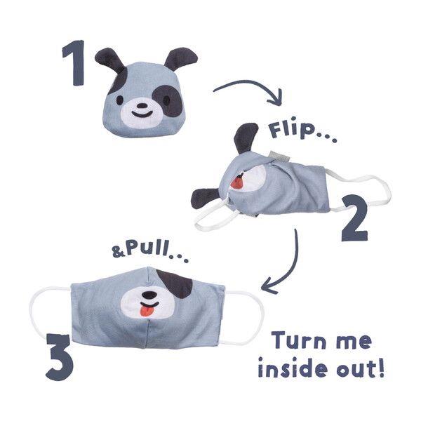 Kids Packable Wristlet Face Mask Buddies, 3 Pack - Home Bath & Beauty ...