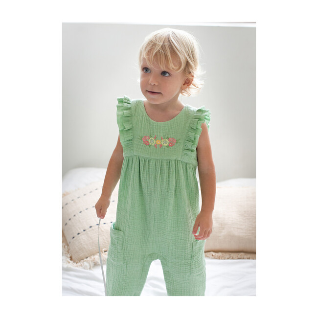 Clara Romper, Green - Albetta Rompers | Maisonette