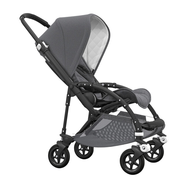 Bugaboo Bee5 Classic Complete, Black Frame, Grey Melange - Bugaboo ...