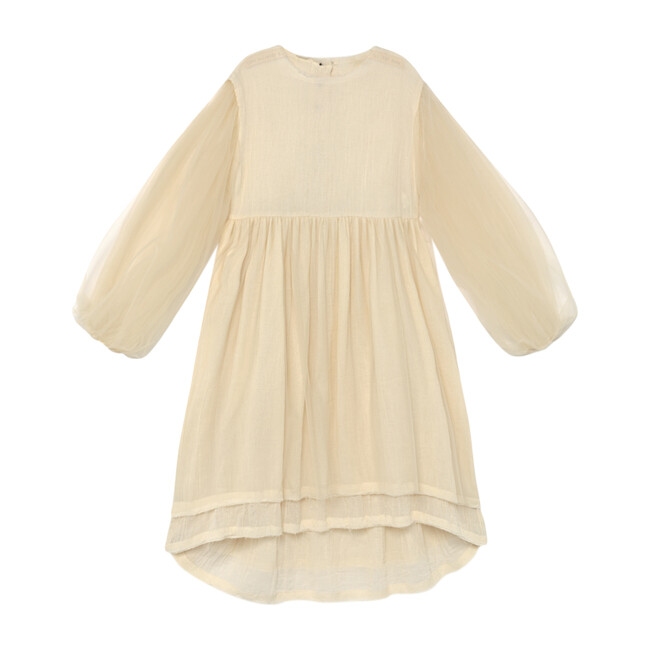 Muslin Fairy Dress, Cream - Little Creative Factory Dresses | Maisonette