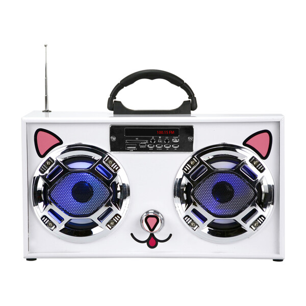 Bluetooth Mini Boom Box, Kuwaii Cat - Wireless Express Musical | Maisonette