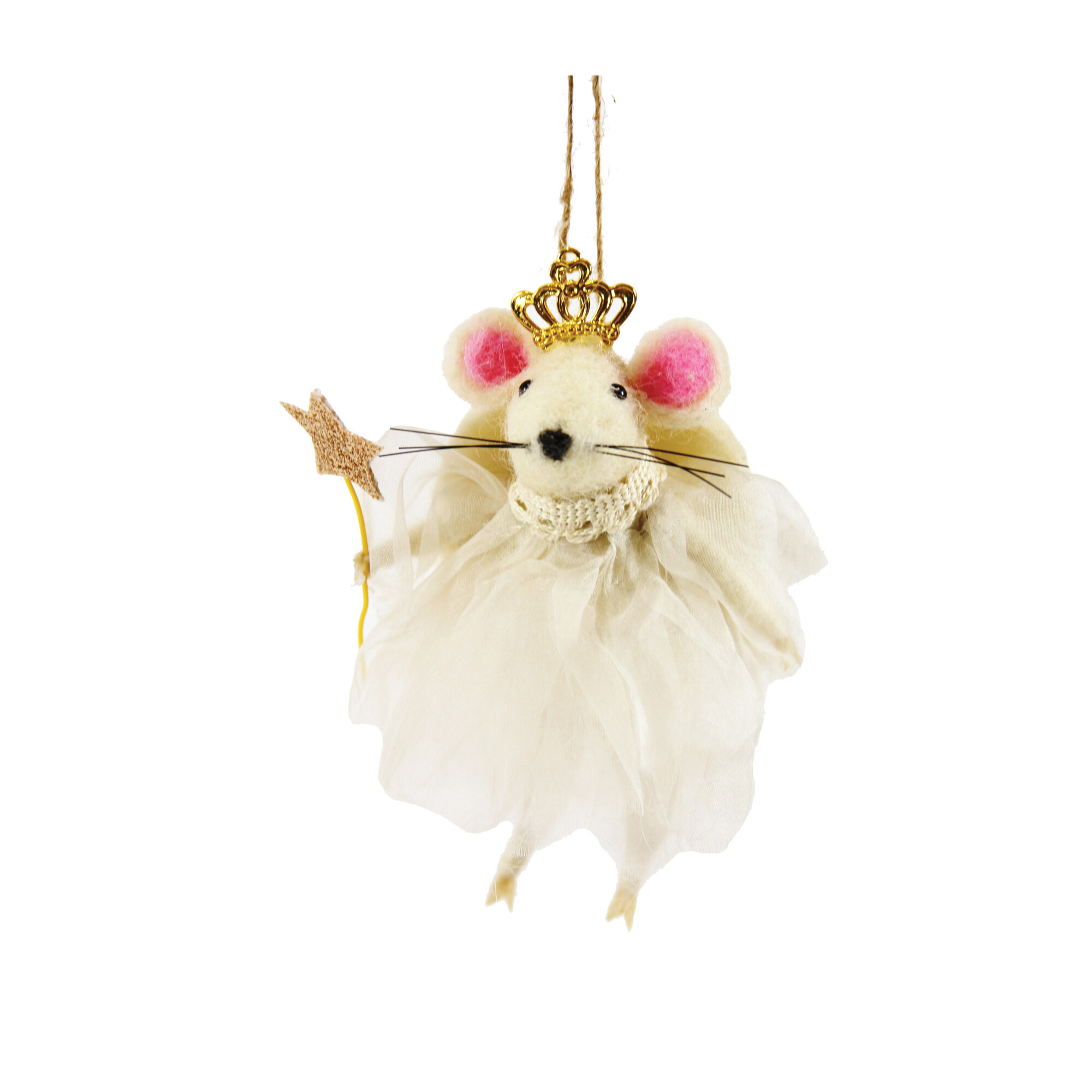 Angel Mouse Ornament - Holiday Decor Ornaments & Trim - Maisonette
