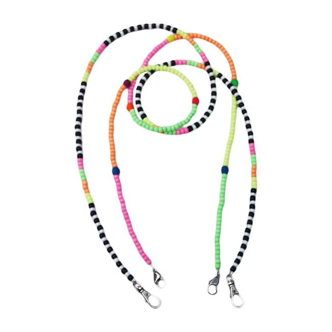 Beaded Face Mask Chain, Neon Bundle - Risa's Pieces Mommy & Me Shop ...