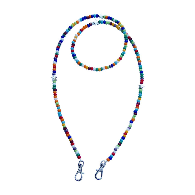 Beaded Face Mask Chain, Multi with Accent Stars - What's New Shops ...