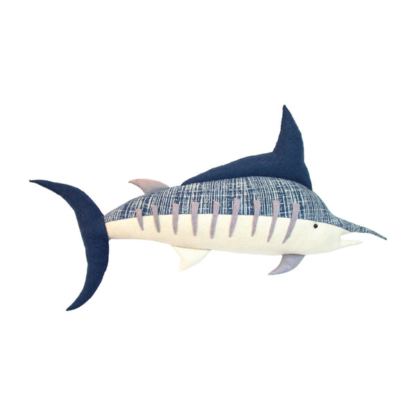 Marlin, Blue - Home Decor Mirrors & Wall Decor - Maisonette