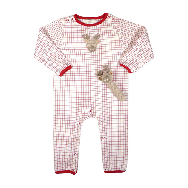 *Exclusive* Crochet Moose Babygro with Rattle - Albetta Rompers ...
