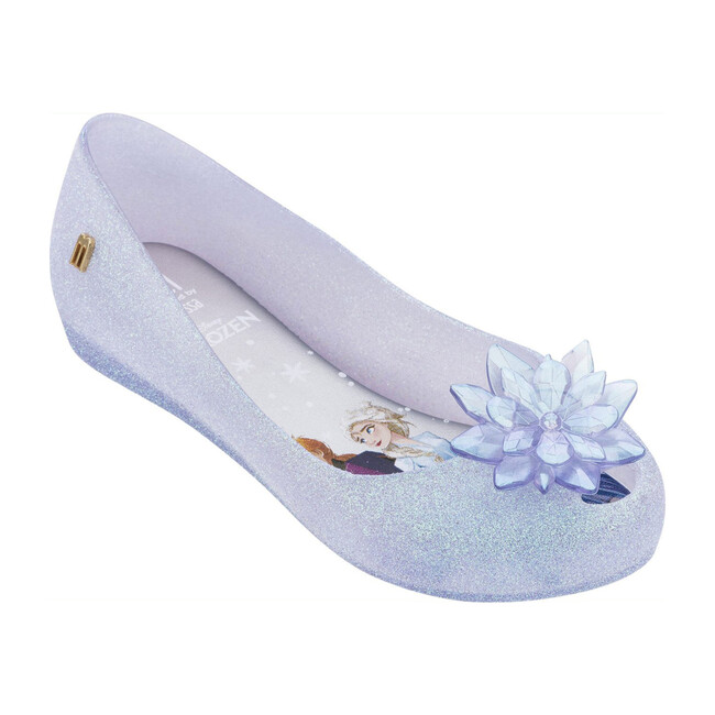 Disney's Frozen Mel Ultragirl Flat, Clear Glitter - Mini Melissa Shoes ...
