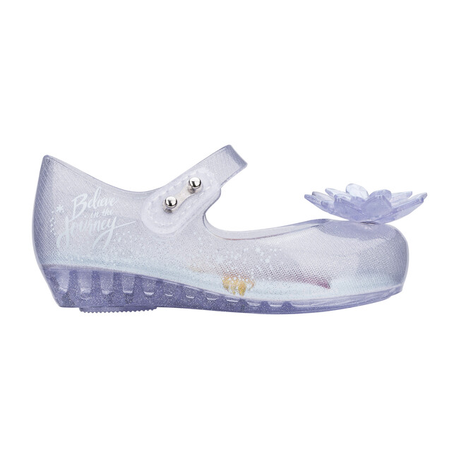 Mini Ultragirl Frozen Flat, Glass Glitter Blue - Mini Melissa Shoes ...