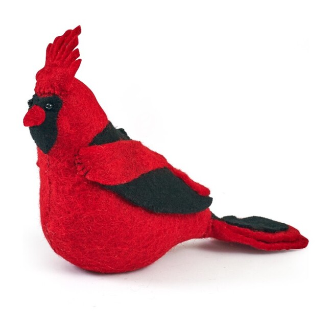 Handmade Christmas Tree Topper in Hand Felted Wool, Cardinal - Home ...