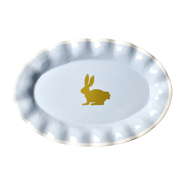 Rabbit Oval Platter - Home Decor Accents - Maisonette