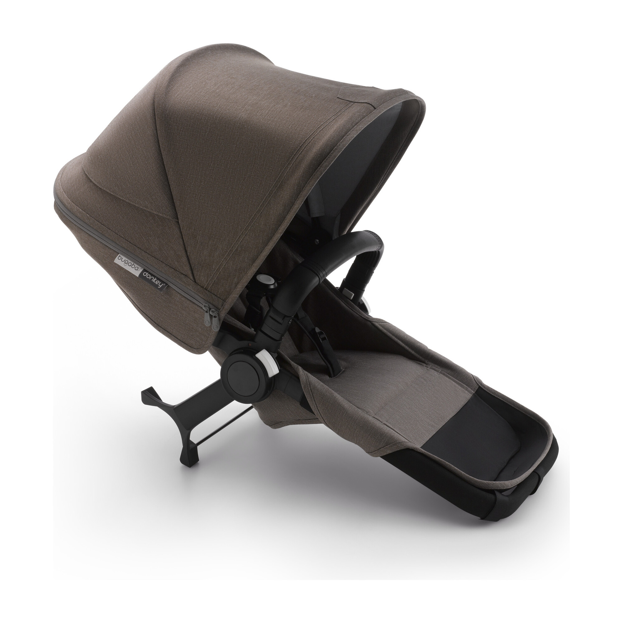 Bugaboo Donkey3 Mineral Duo Extension Set Complete, Black Base ...