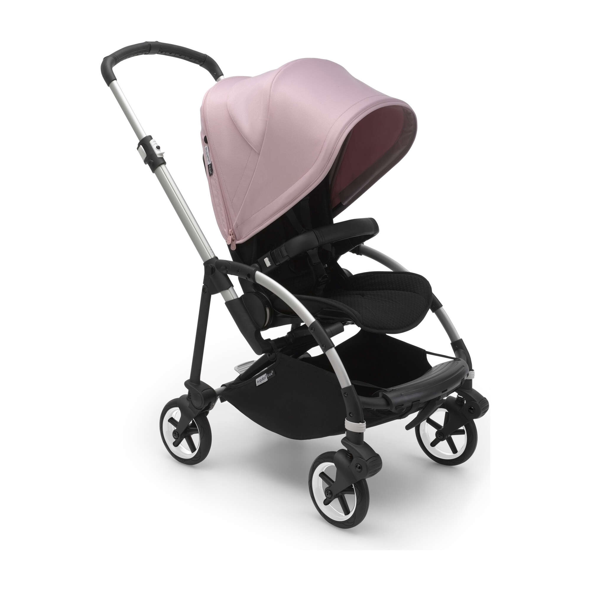 Bugaboo Bee6 Complete, Aluminum Base & Soft Pink Canopy - Gear ...