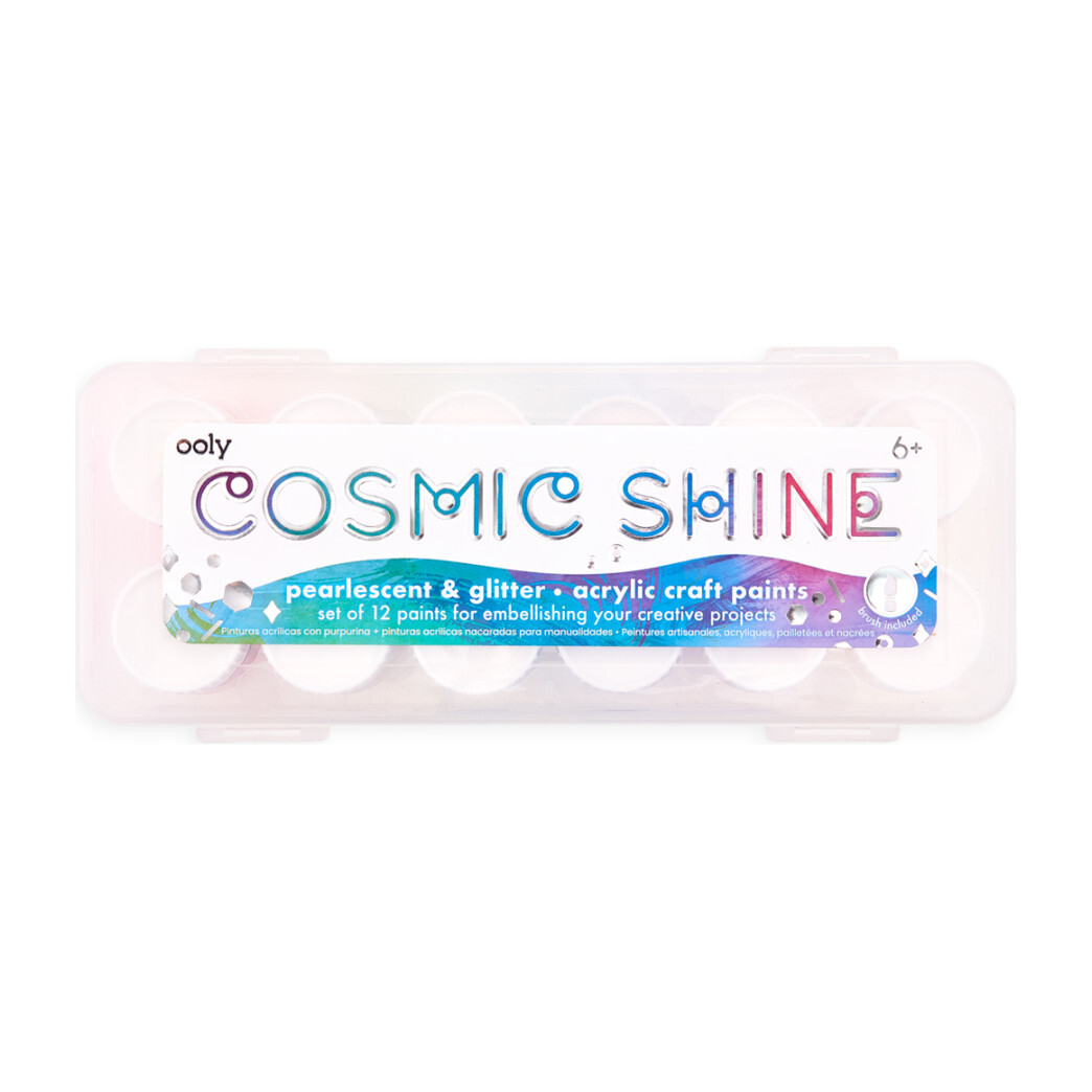 Cosmic Shine & Acrylic Craft Paint - Play Learning Arts & Crafts ...