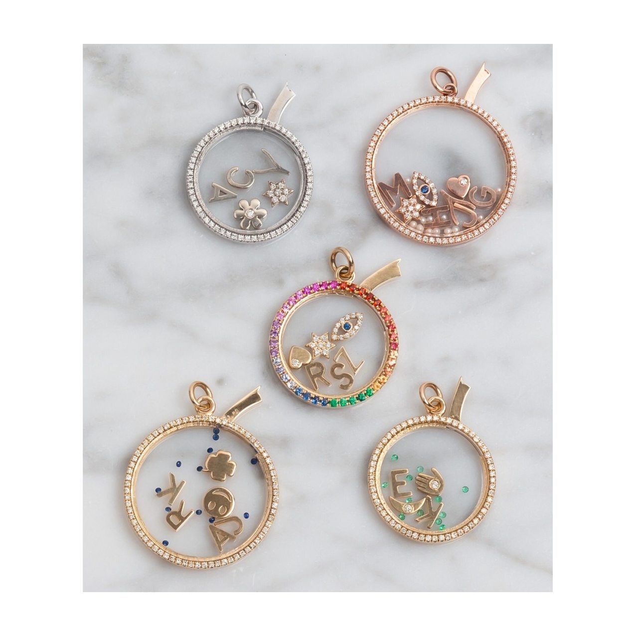 Zoe lev charm necklace store