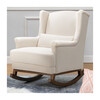 Miranda Wingback Rocker, Performance Cream Eco-Weave - Home Furniture ...