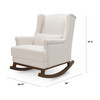 Miranda Wingback Rocker, Performance Cream Eco-Weave - Home Furniture ...