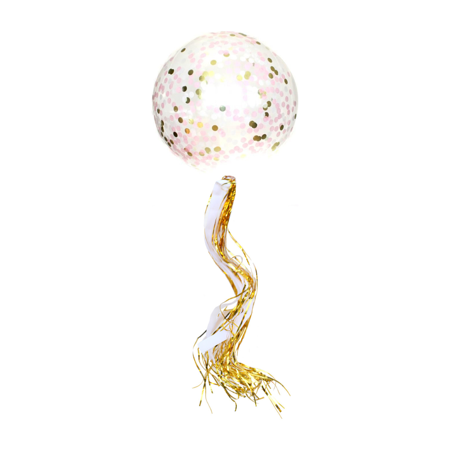 Confetti Balloon with Gold Streamer Tassel Kit, Ballet Slipper - Home ...