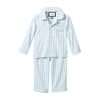 Light Blue Gingham Pajamas - Petite Plume Sleepwear | Maisonette