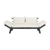 Tandra Outdoor Daybed, Dark Slate Grey - Safavieh Sun Shop | Maisonette