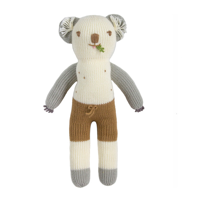 Mini Koa the Koala Knit Doll, White/Grey - Blabla Kids Plush | Maisonette