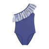 Riviera One Piece Swimsuit, Indigo & Gold - Lison Paris Swim | Maisonette