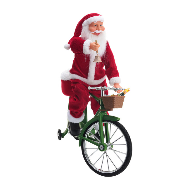 Cycling Santa - Mr. Christmas Accents & Decor | Maisonette