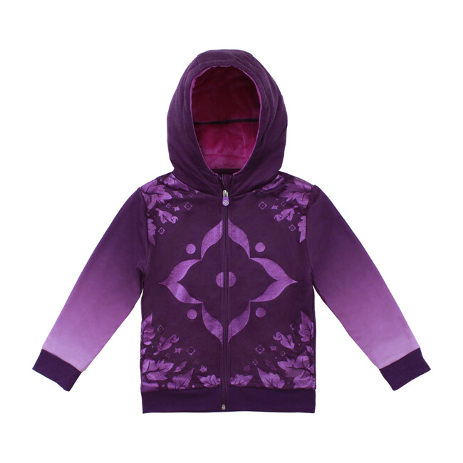 Disney Frozen 2 - Anna Convertible Zip-Up Hoodie - Kids Girl Clothing ...