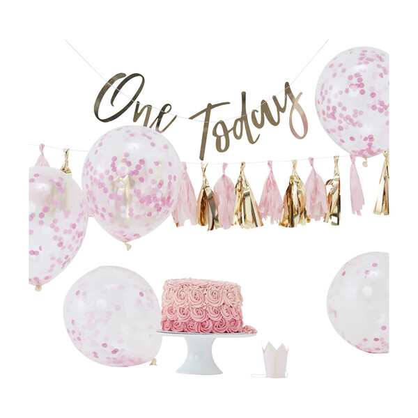 Cake Smash Kit, Pink - Ginger Ray Party Goods | Maisonette