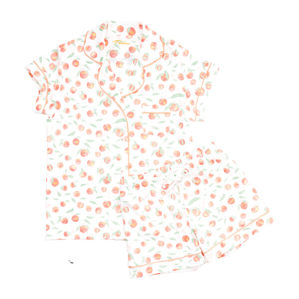 Women's Summer Peaches Pajamas, Orange - Gifts By Age - Maisonette